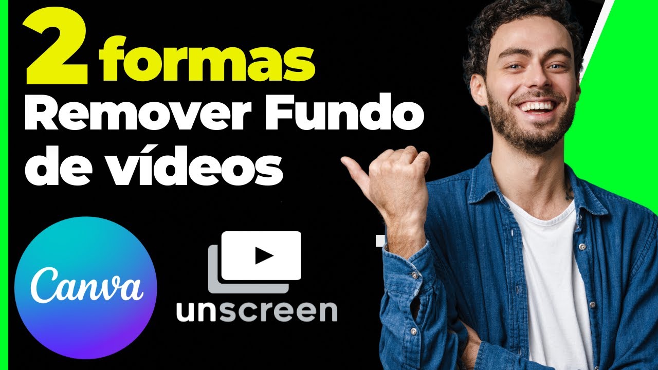 2 Formas Para Remover o Fundo de Vídeos Online e Grátis - Unscreen e Canva Online TUTORIAL - YouTube