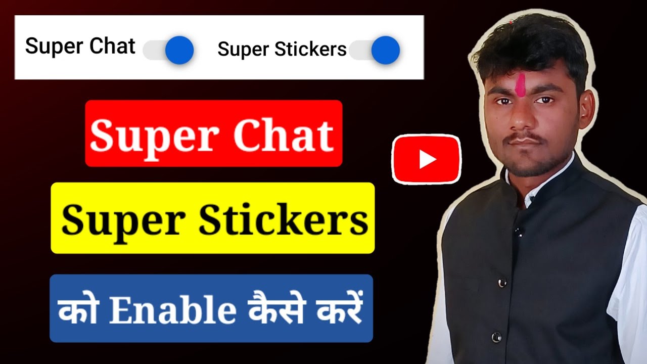 How to Enable Super Chat and Super Stickers on YouTube || Super Chat or ...