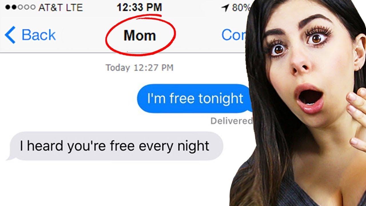 FUNNIEST & MOST AWKWARD MOM TEXTS - YouTube