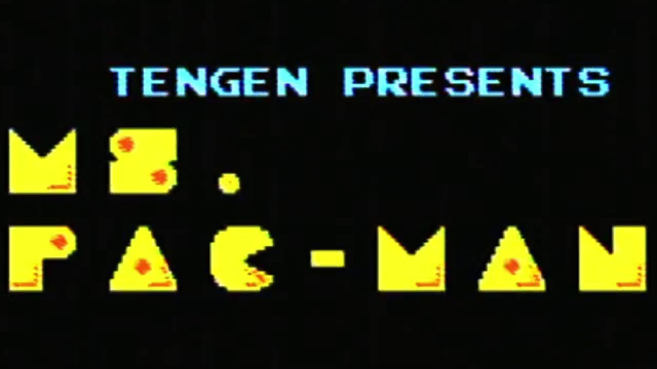 Ms. Pac-Man (NES/Famicom, Tengen) - Gameplay on Power Games - YouTube