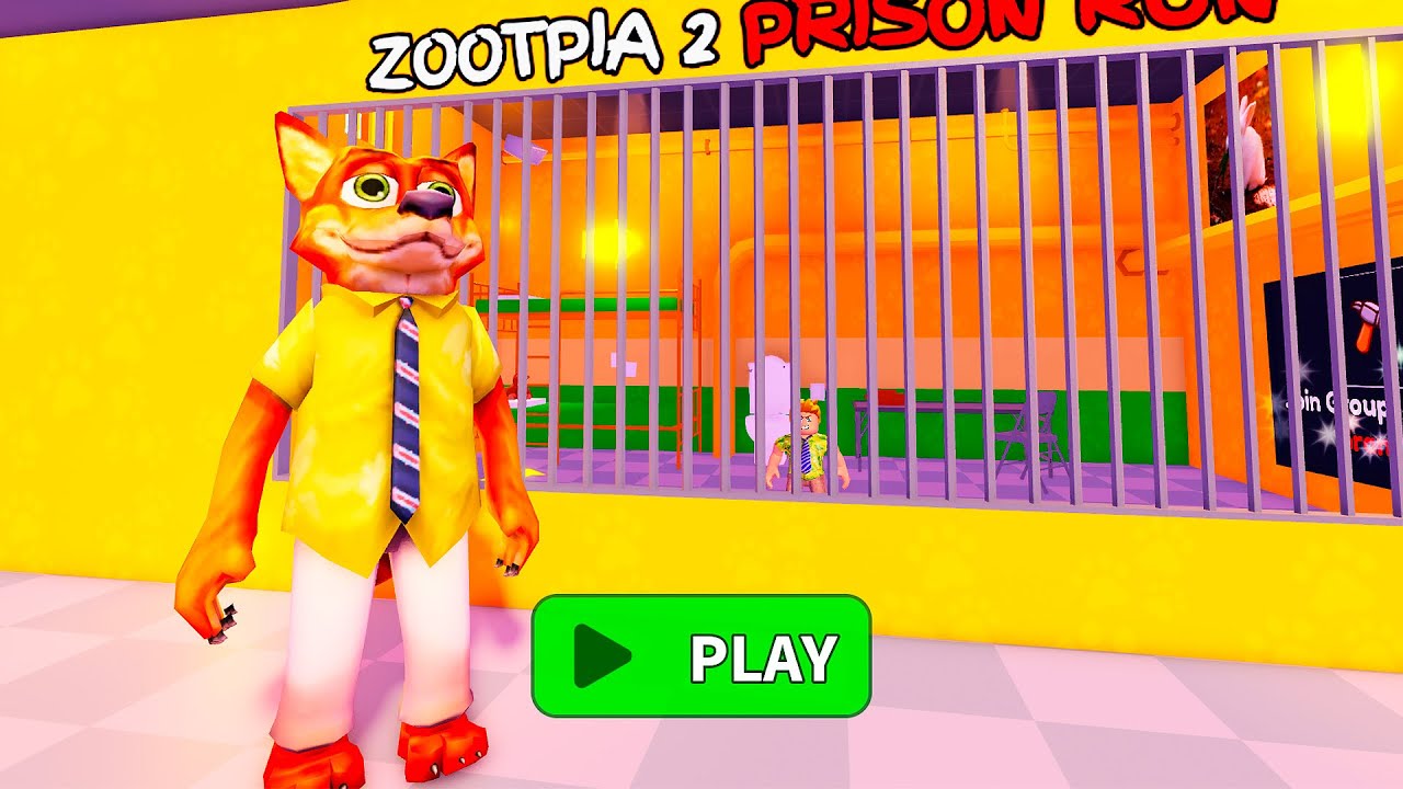 ZOOTOPIA 2 PRISON RUN OBBY ROBLOX - YouTube