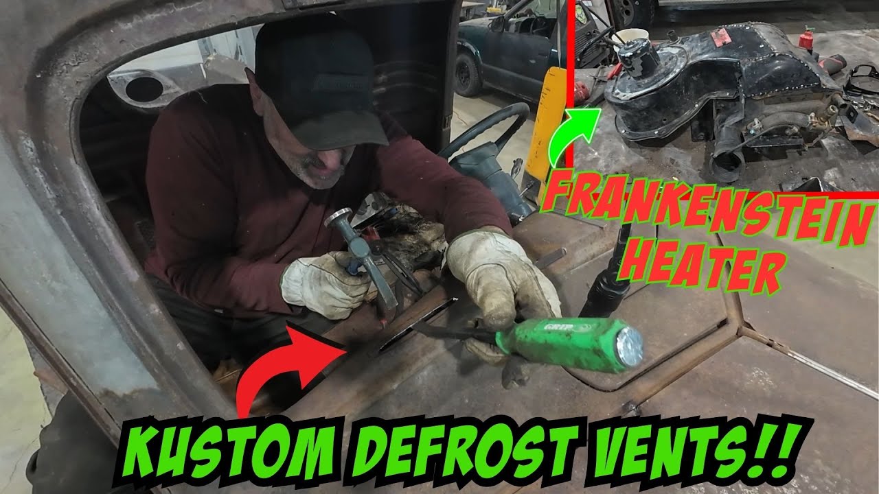 Building a custom heater box and vents for our 38 International pickup ...