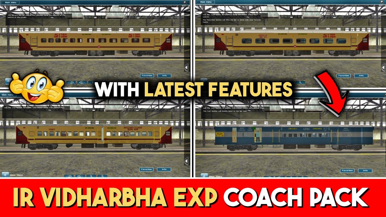 ⚡how to download icf blue coach in trainz simulator | icf coaches with ...