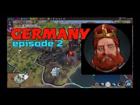 Civ 6 Deity German Let's Play with Ron, episode 2 "The Super Mid Game ...