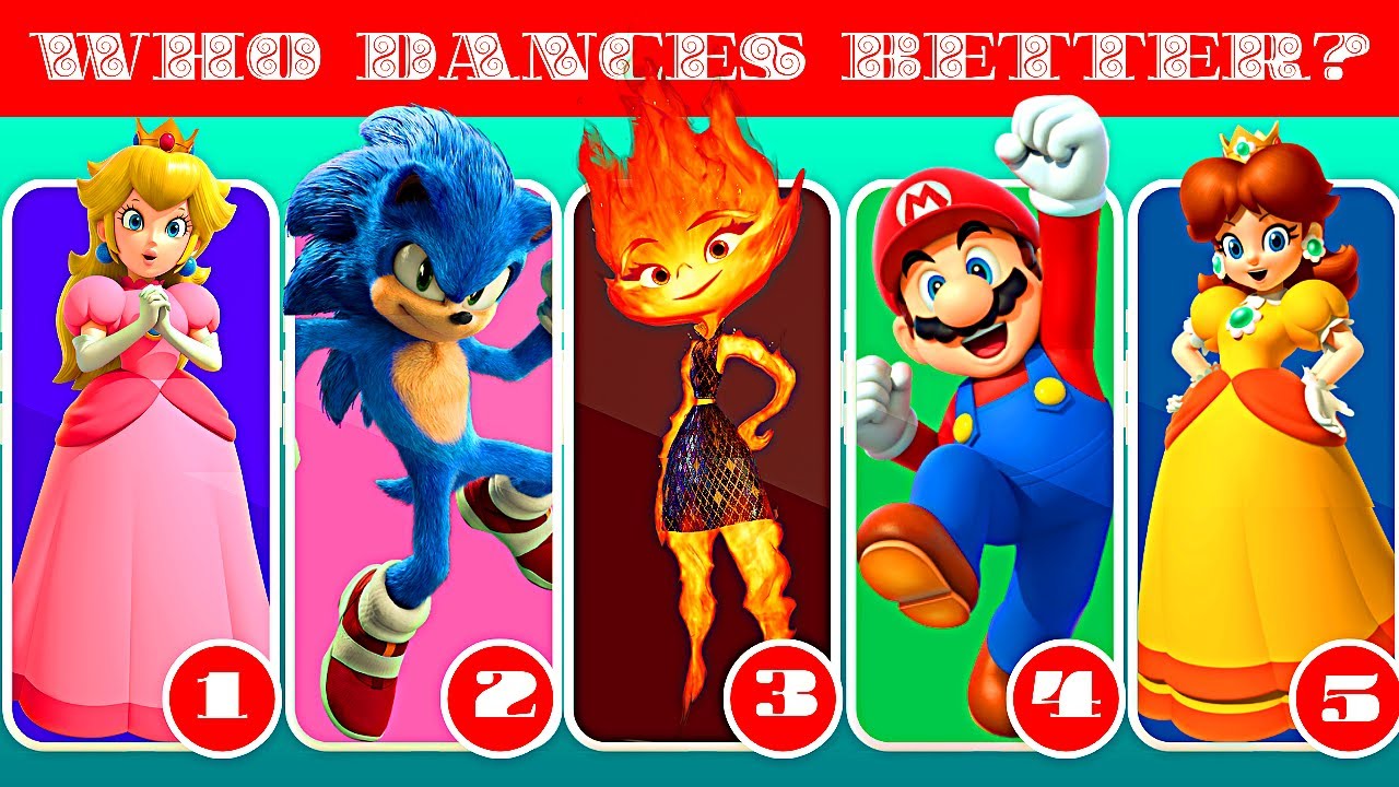 Who dances better? The Super Mario Bros, Sing 2, Elemental, Ruby ...