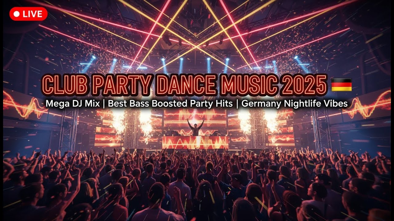 Club Party Dance Music 2025 Deutschland 🇩🇪 | Mega DJ Mix Bass-Boosted ...