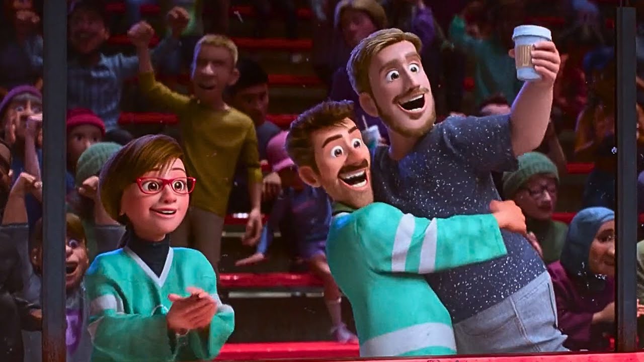 riley with friend wins inside out 2 - YouTube