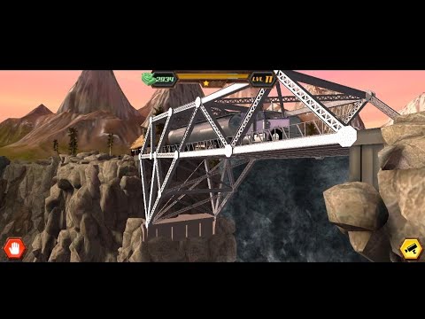 Bridge Construction Simulator Level-11 - YouTube