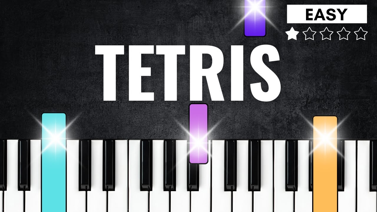 Tetris | EASY PIANO TUTORIAL FOR BEGINNERS - YouTube