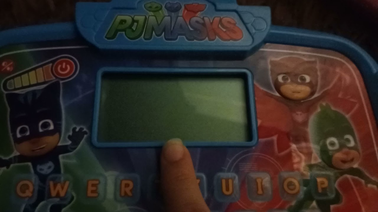 Vtech Low Battery PJ Masks Time to Be a Hero Learning Tablet - YouTube