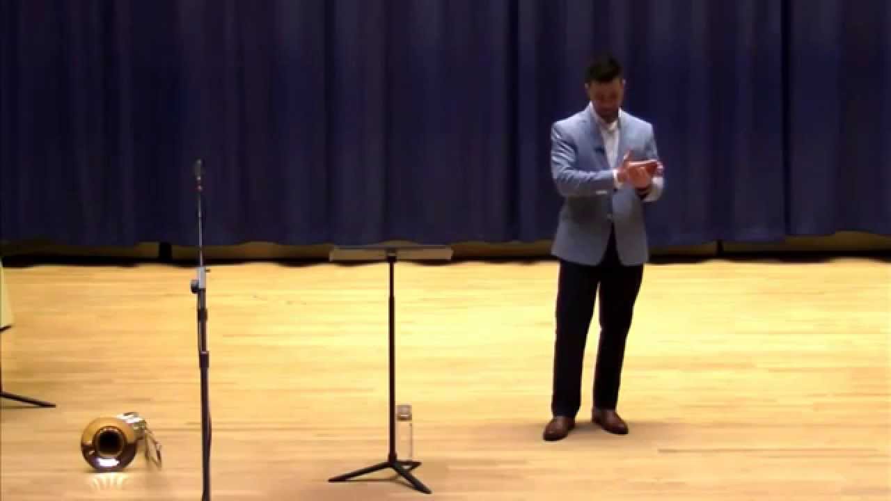 2015 American Trombone Workshop Masterclass-Brian Hecht - YouTube