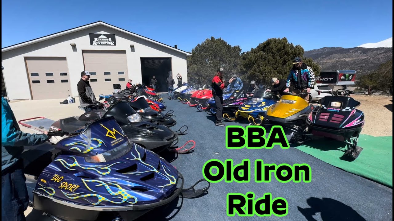 Day 1 at BBA Old Iron Ride! Old Snowmobiles are the best - YouTube