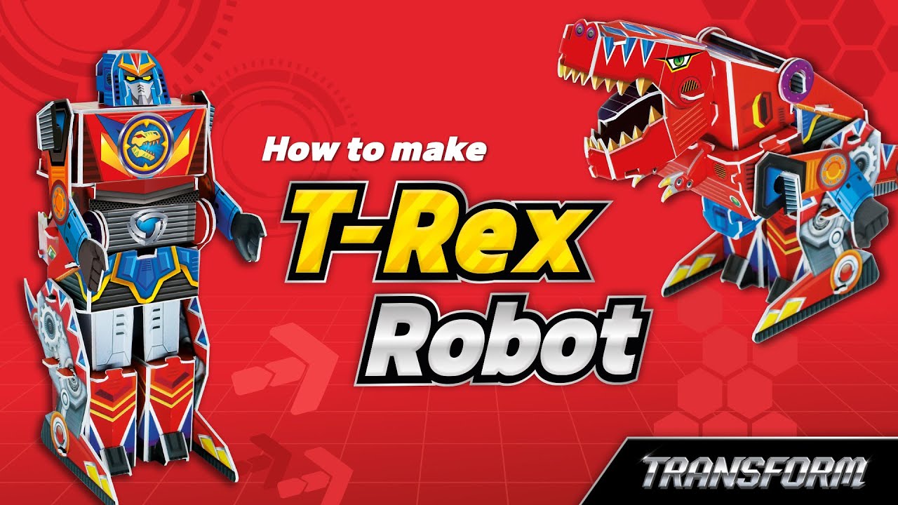 [Transform] How to make T-Rex Robot - YouTube