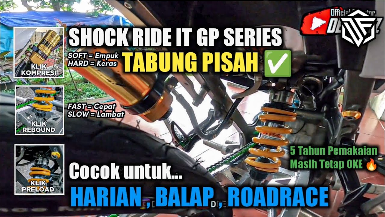 Review Shock Belakang Ride it GP Satria Fu Setelah 5 Tahun Pemakaian ...