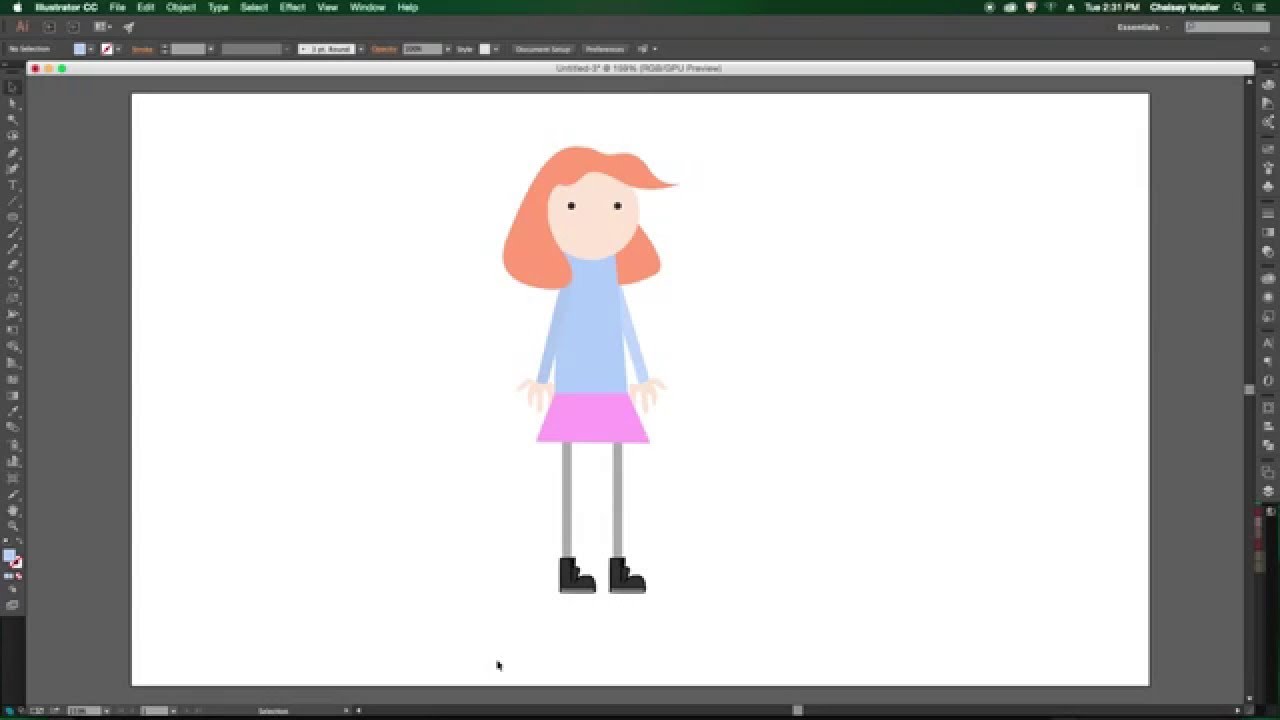 AE Walk Cycle (Puppet Tool) Part 1 - YouTube