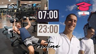 RUTINA Diaria de Un Estudiante de FP | Gym productivida... | Doovi