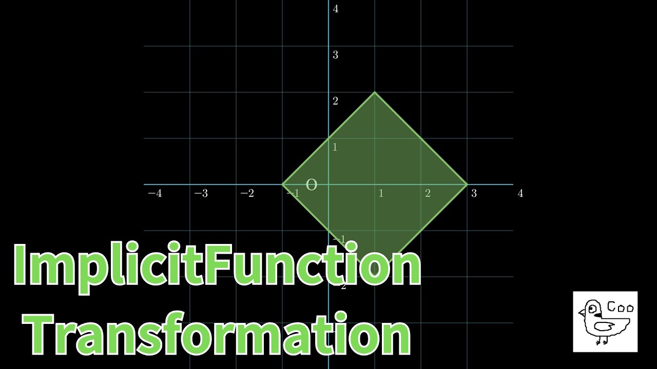 [Series 01-4] Implicit Function Transformation - YouTube