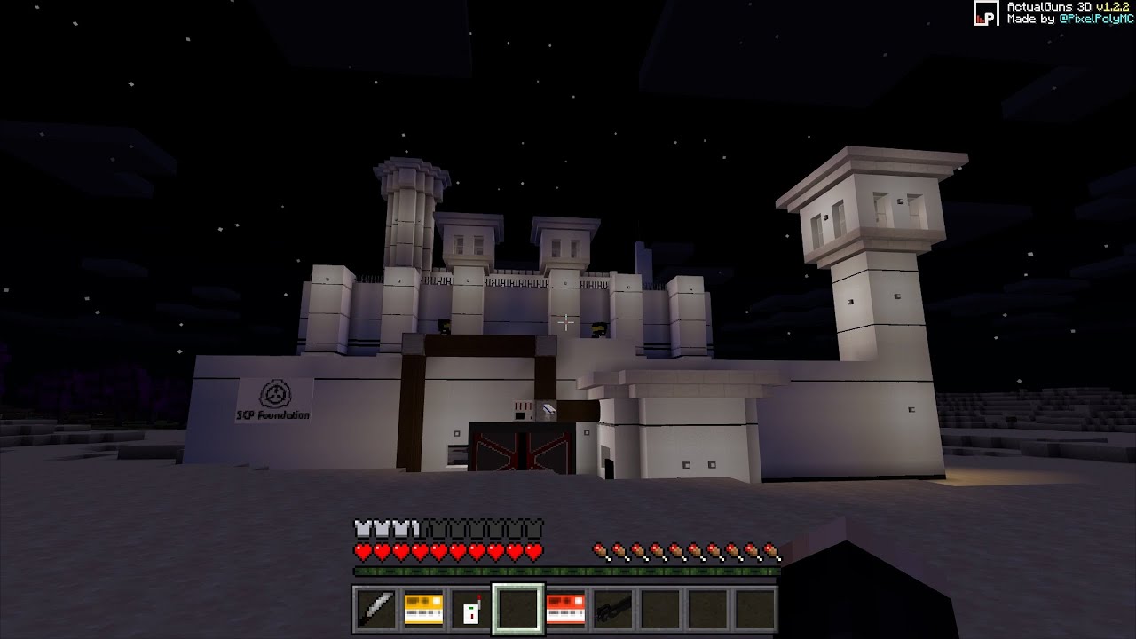 Entering the SCP FACILITY in Minecraft PE - YouTube
