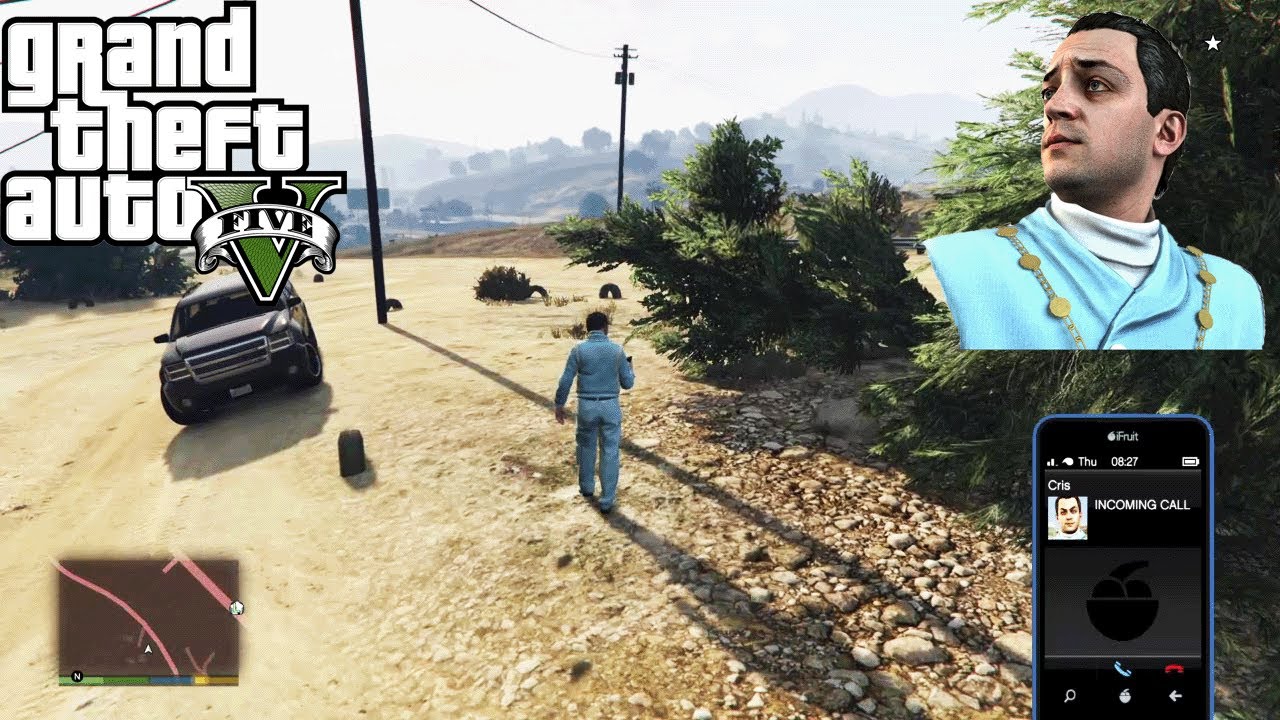 GTA 5 - Cris Formage calls Michael [1st phone call] - YouTube