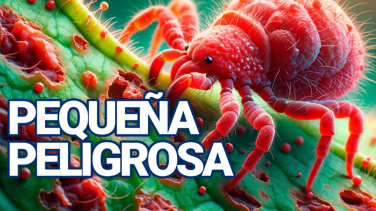 Araña roja (Tetranychus spp). Pequeñas pero destructivas. - YouTube