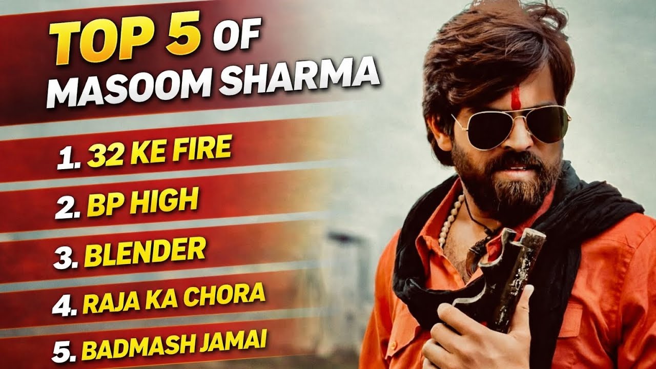 Best 5 of Masoom Sharma | Masoom Sharma Songs | Haryanvi Hit Songs ...