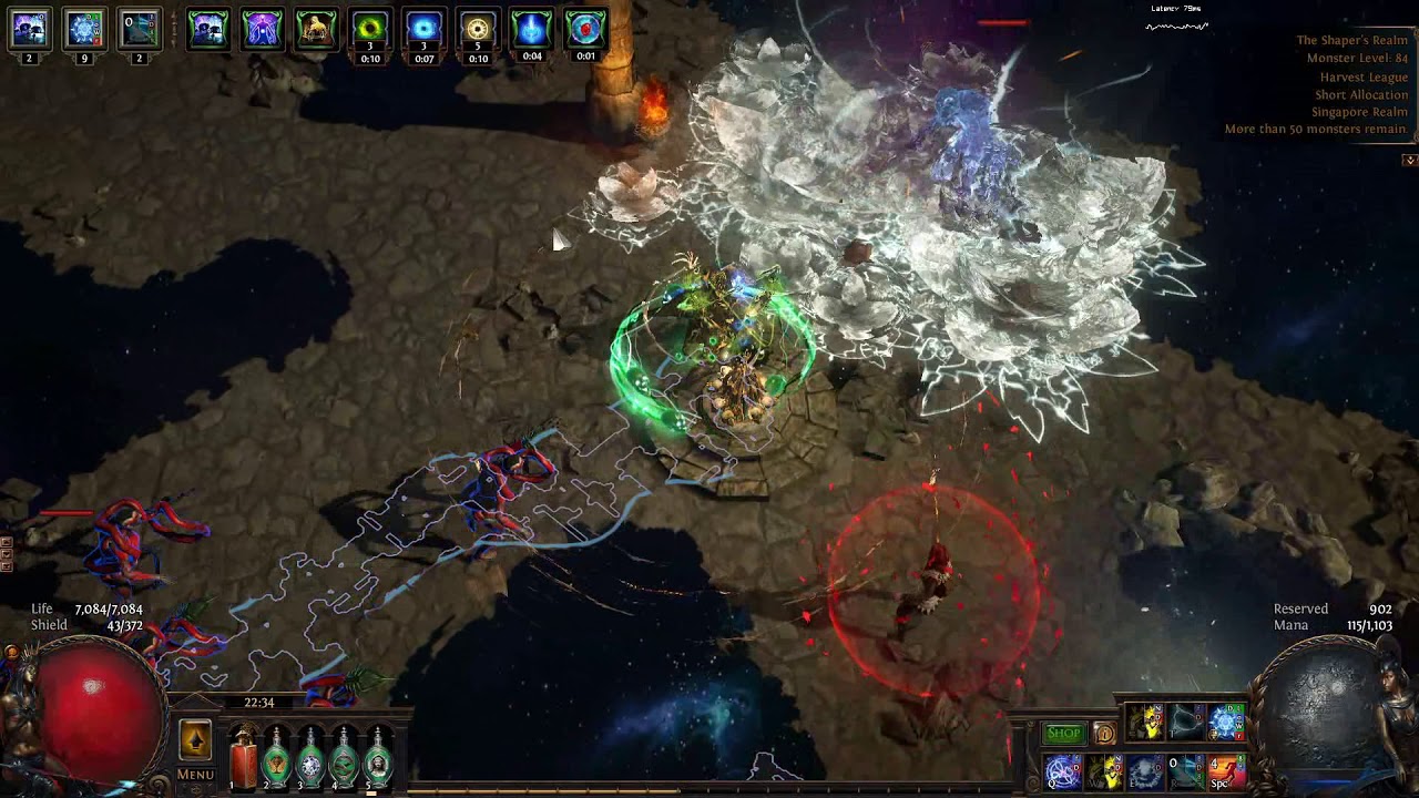 POE 3.11 Ice Trap Saboteur vs Shaper - YouTube