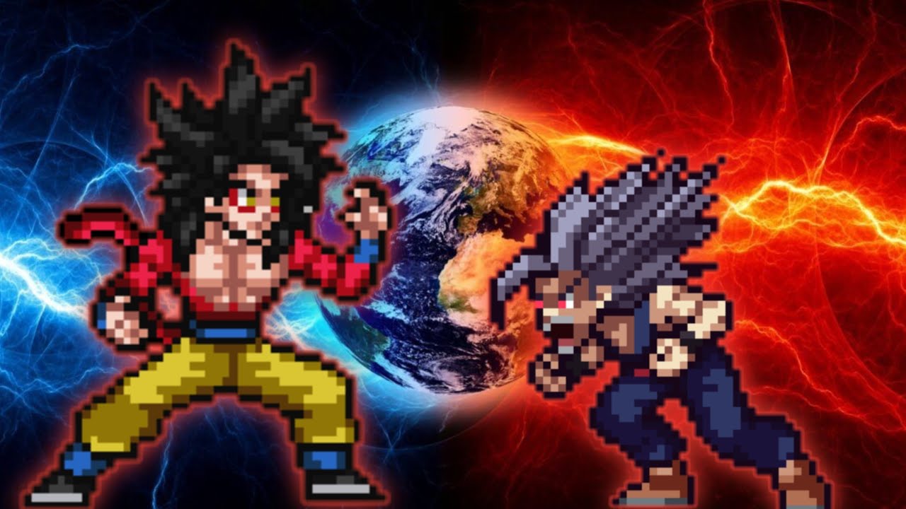 Goku Super SSJ4 V2(new) VS Gohan Beast TND in Jump Force Mugen - YouTube