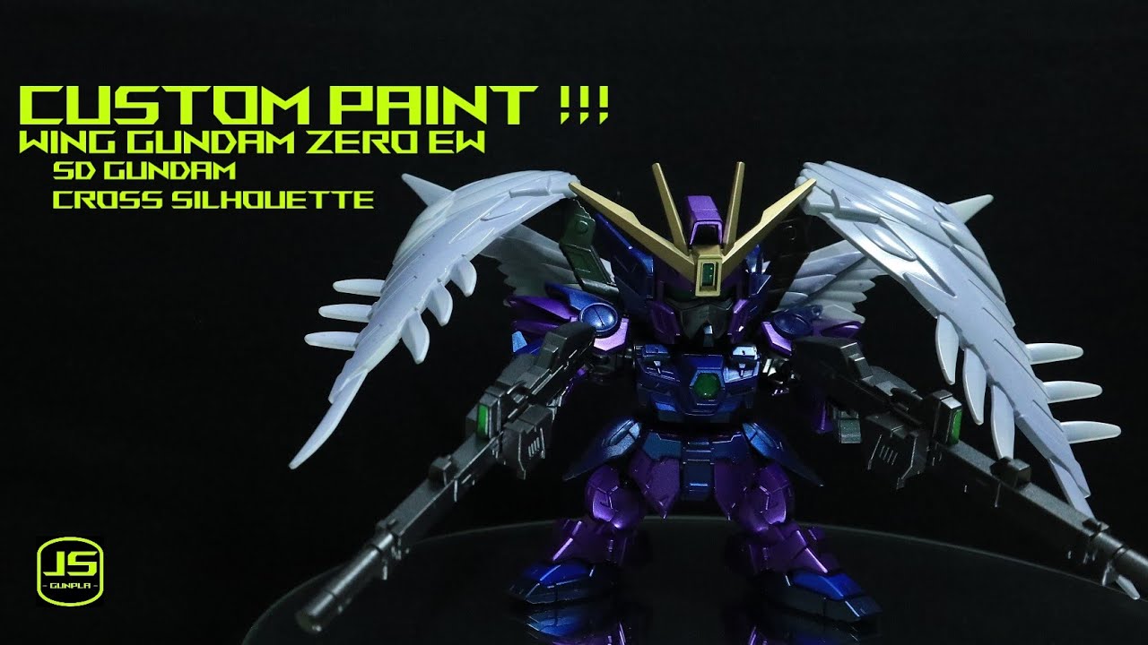 CUSTOM PAINT ! GUNPLA ! SDCS GUNDAM WING ZERO EW - YouTube