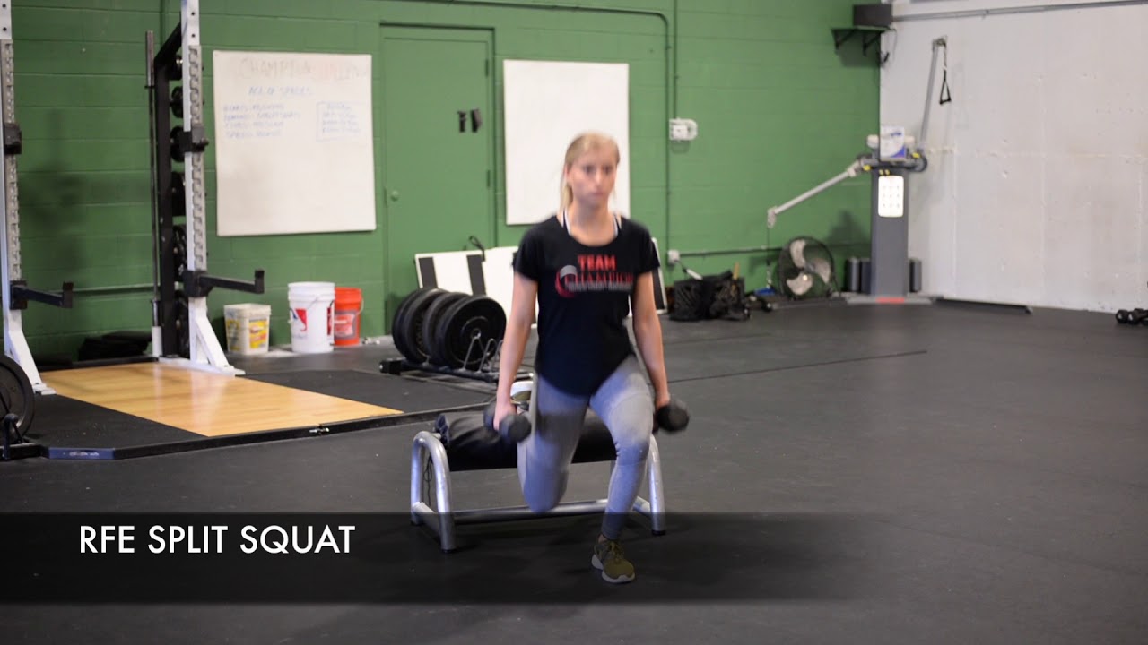 RFE Split Squat - YouTube