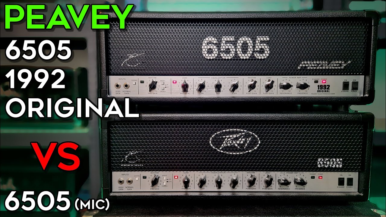 Is The Peavey 6505 1992 Original REALLY Superior?? (yes...) - YouTube