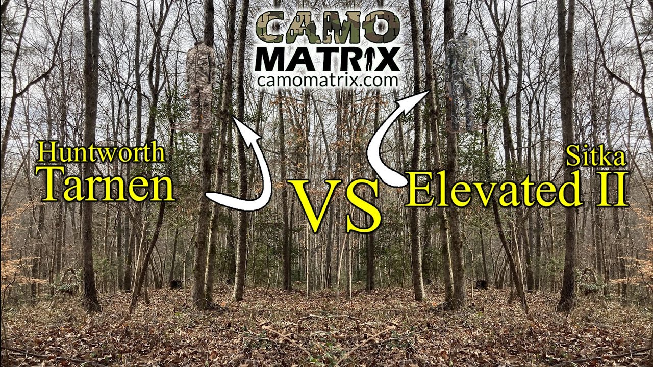 Viewer Requested - Huntworth Tarnen VS Sitka Elevated II with deer vision on 14 backgrounds ...