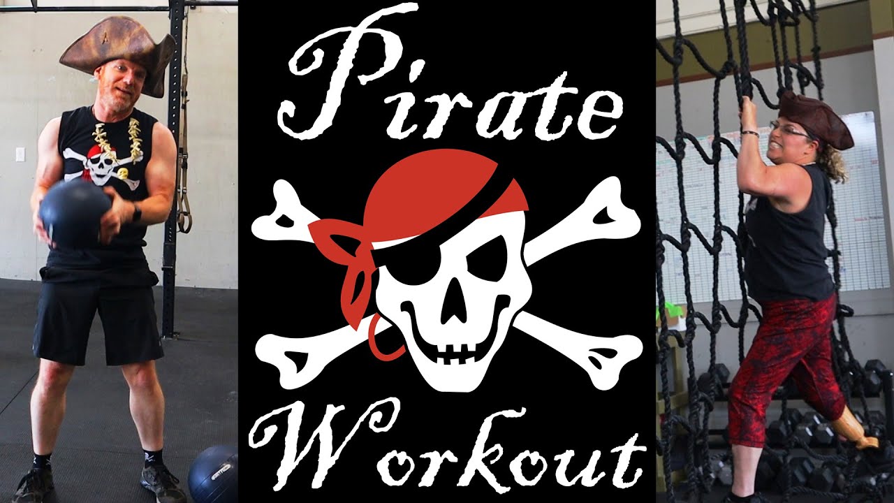 Pirate Workout for Halloween or Talk Like a Pirate Day - YouTube