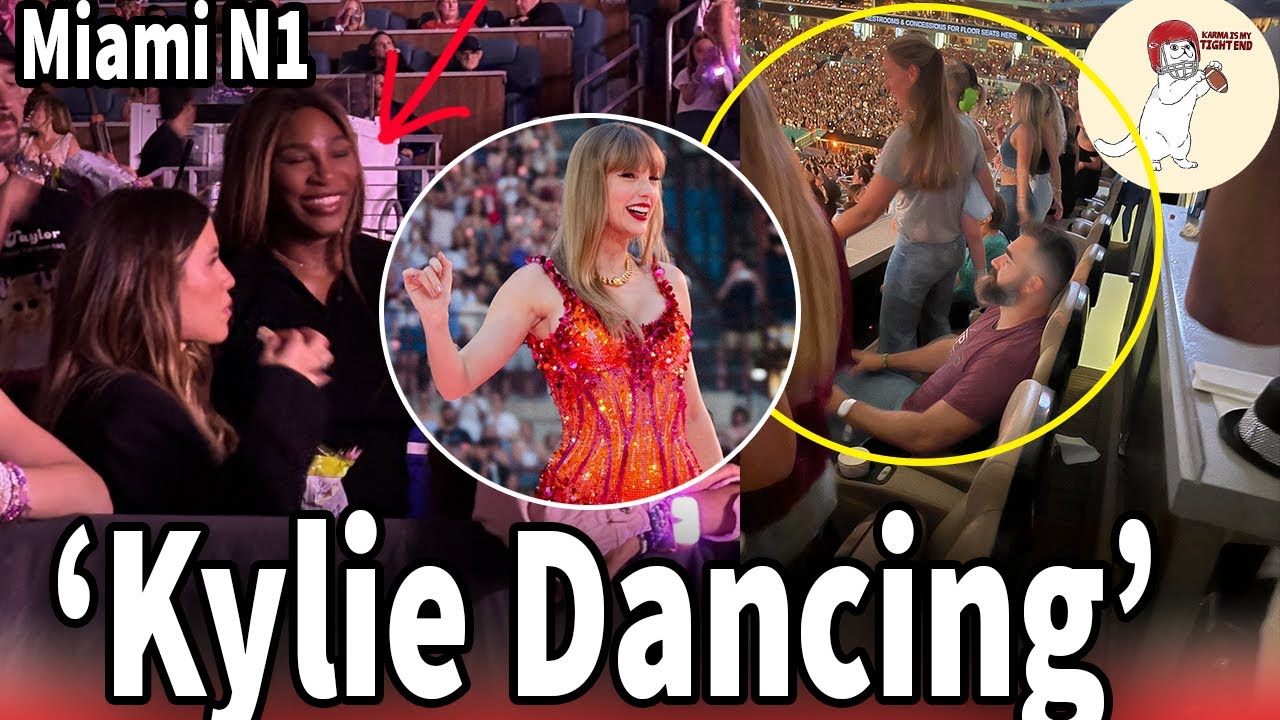 Kylie Kelce DANCING to Taylor Swift while Jason fell asleep at Eras ...