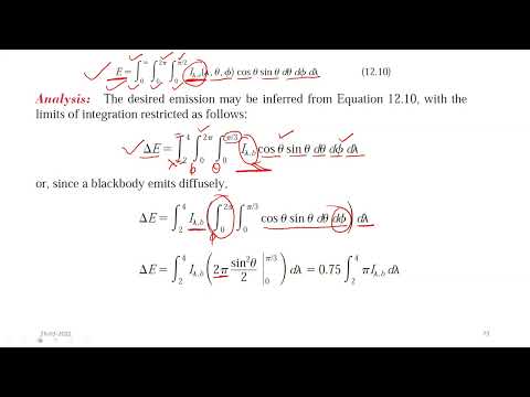 Lecture 11 Radiation Numerical Problem - YouTube
