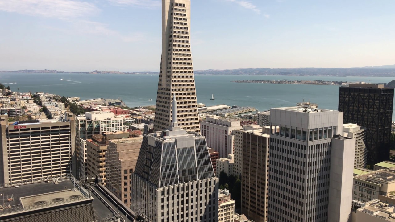 San Francisco City Skyline from 30th Floor of 555 California Street ...