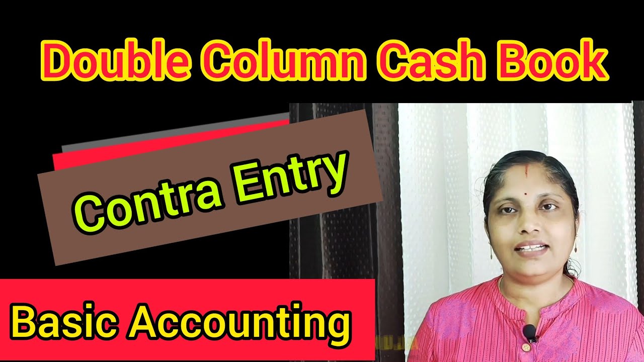 Double Column Cash Book #cashbook #accounting #contraentry /Basic ...