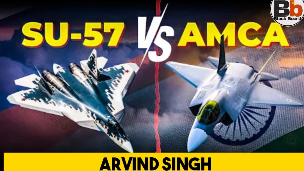 SU-57 VS AMCA l Su-57 l AMCA l Best 5th generation fighter aircraft ...