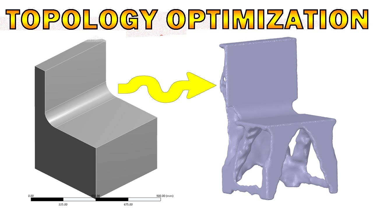 💯 Ansys Topology Optimization Project # 2 : Chair - YouTube