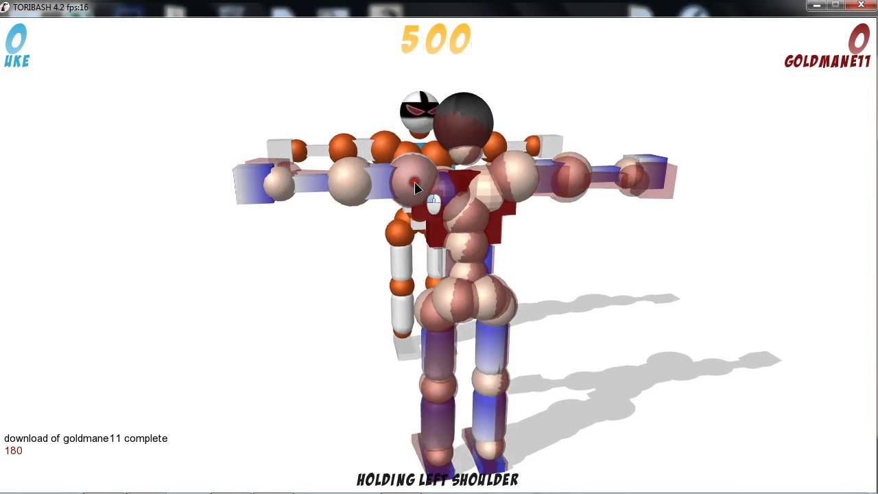 How to Spin kick and split Uke in Toribash - YouTube