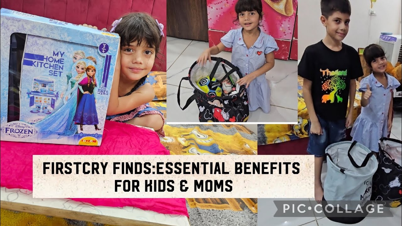Firstcry Finds; Essential Benefits For Kids and Moms - YouTube