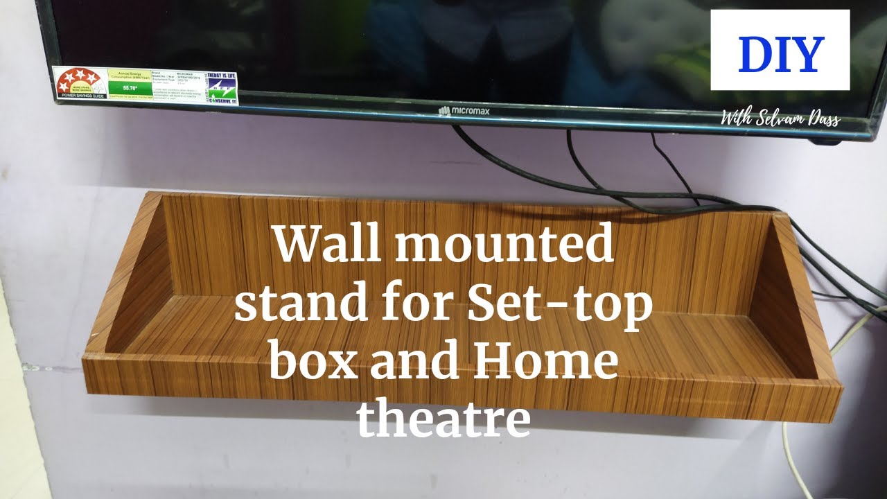 Home Theatre Stand | Set top\Setup Box stand |Wall mounted stand | செட் ...