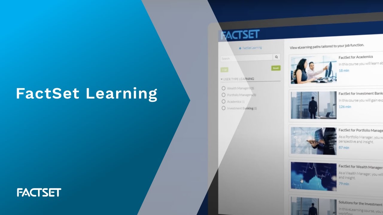 FactSet Learning - YouTube