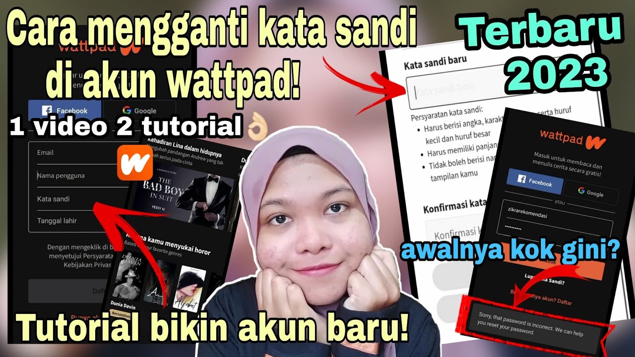 CARA FULL MENGGANTI KATA SANDI/PASSWORD WATTPAD YANG UDAH LUPA DAN CARA ...