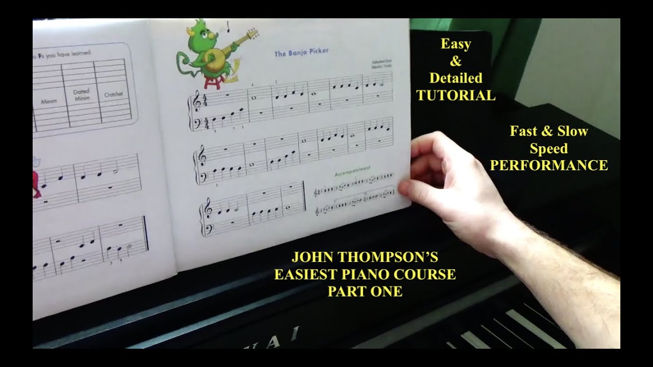 "The Banjo Picker" - JOHN THOMPSON'S EASIEST PIANO COURSE PART 1 ...