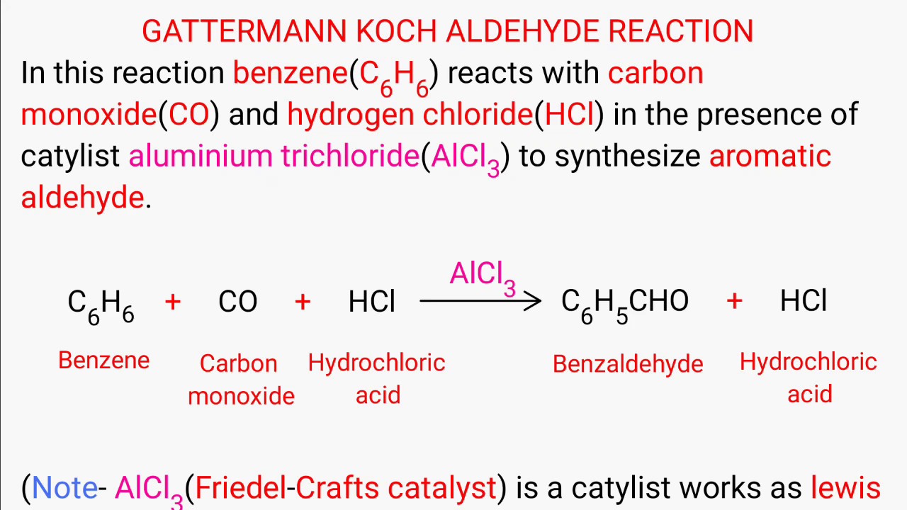 Gattermann koch aldehyde reaction/super trick for GKA reaction/best ...
