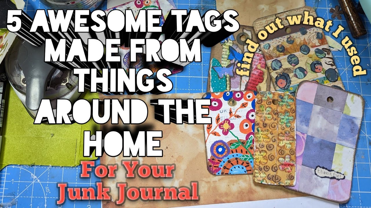 AWESOME TAGS made from THINGS AROUND MY HOME - YouTube