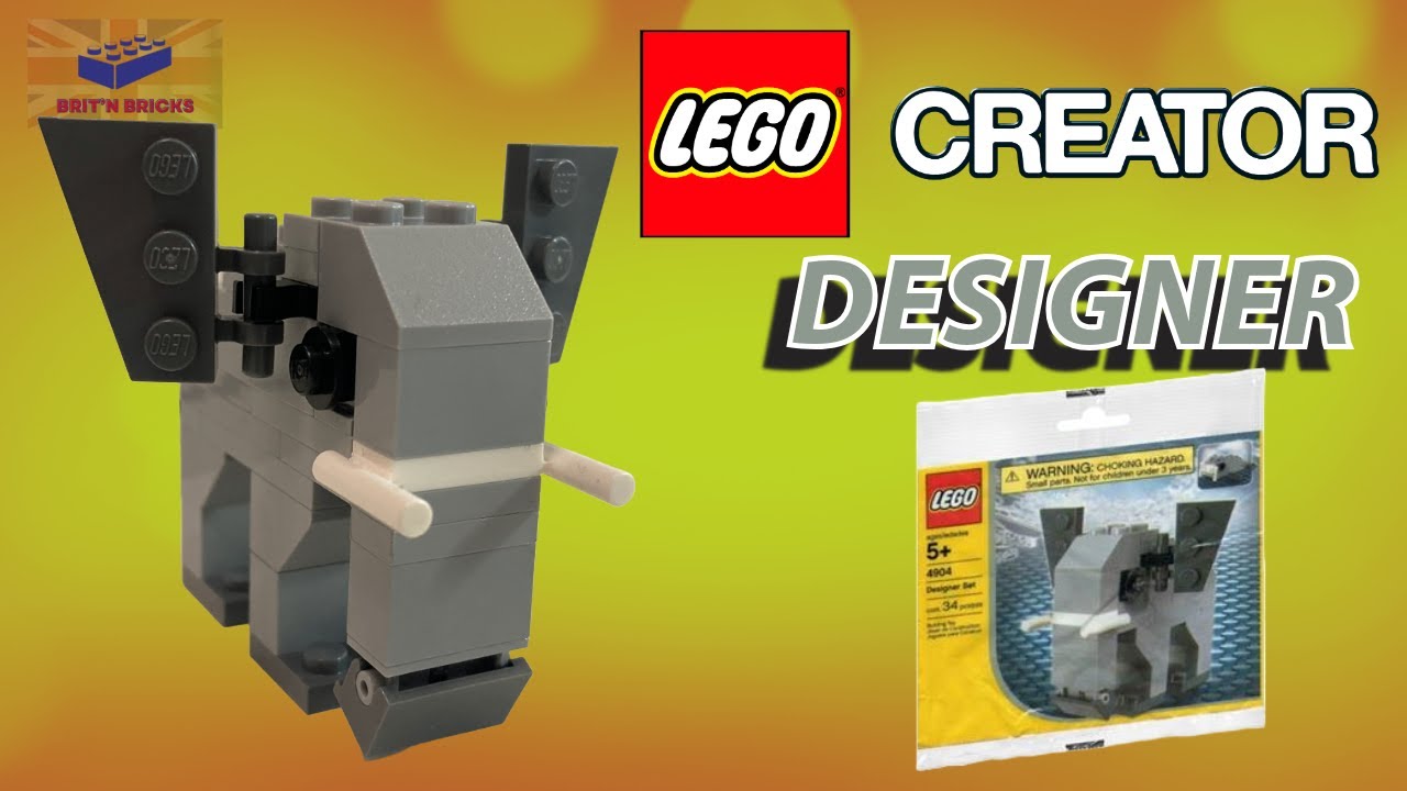 LEGO Creator Designer SET 4904 - (2005) Elephant - Build and Review ...