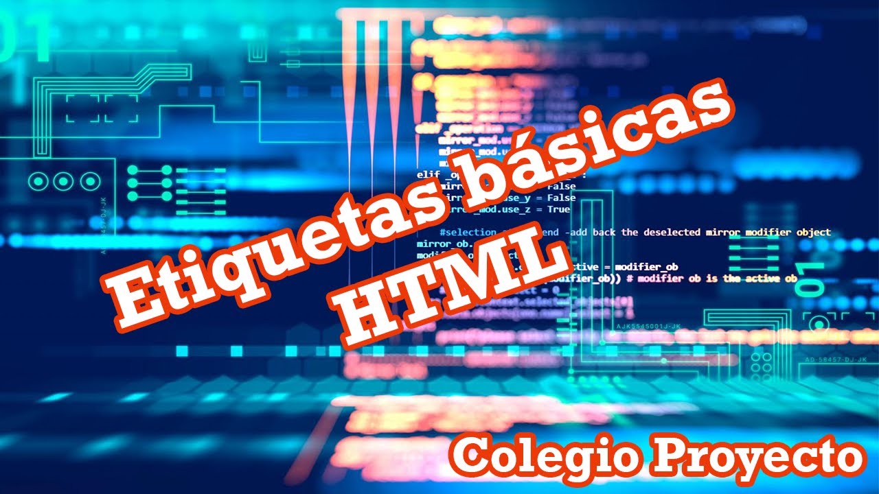 Etiquetas Básicas en HTML - YouTube