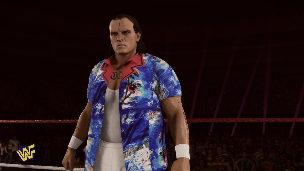 WWE 2K23 Waylon Mercy vs Bret Hart 1995 - YouTube