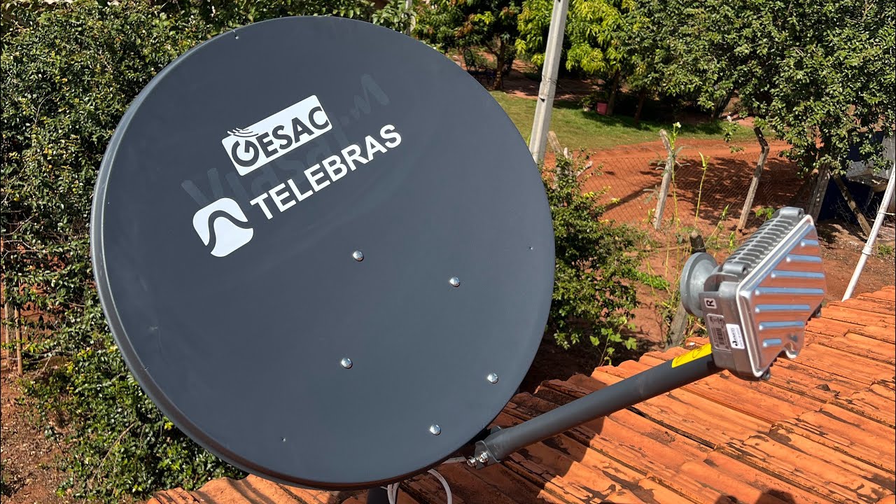INSTALAÇÃO INTERNET VIA SATÉLITE VIASAT WI-FI BRASIL - YouTube